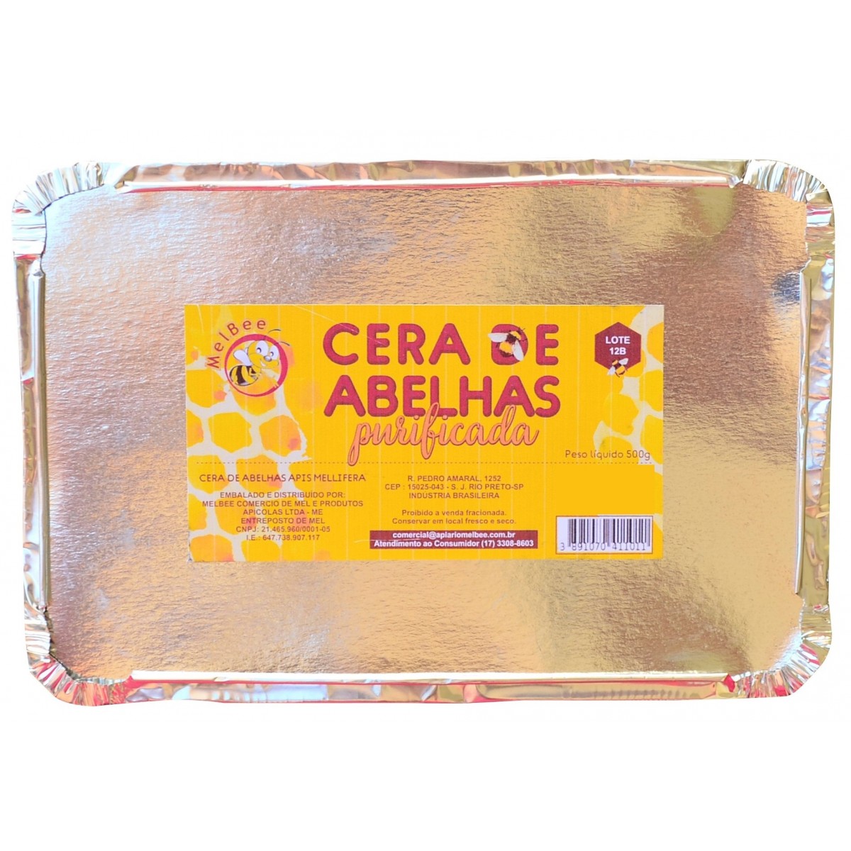 Cera de Abelhas - 100% Pura - 500 g