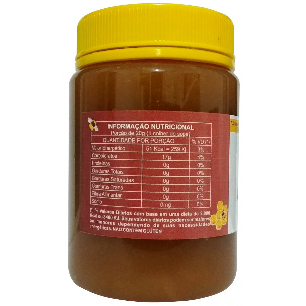 Mel Cru Cristalizado 500 g