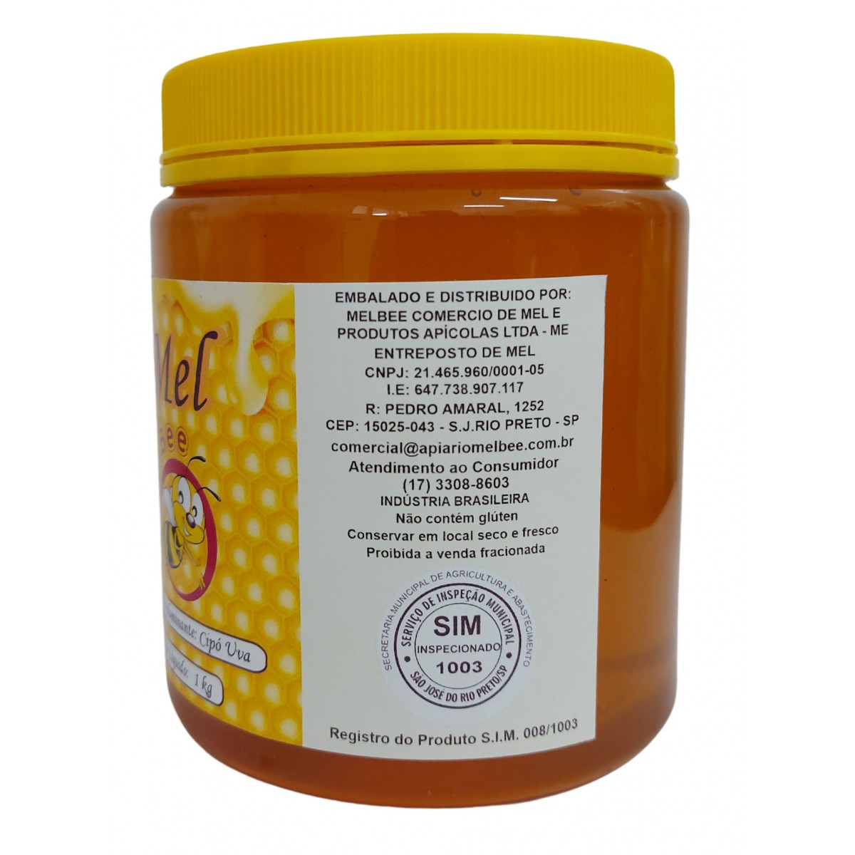 Mel Puro - Várias Floradas Pote 1 kg