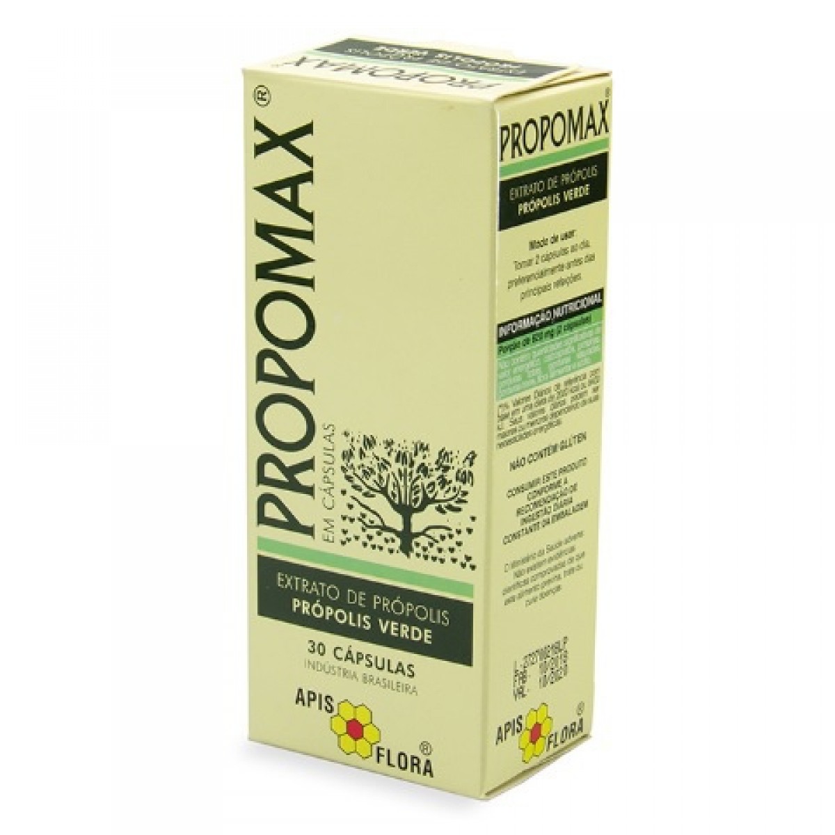 Propomax Extrato de Própolis Verde 30 Cápsulas Apis Flora - Própolis